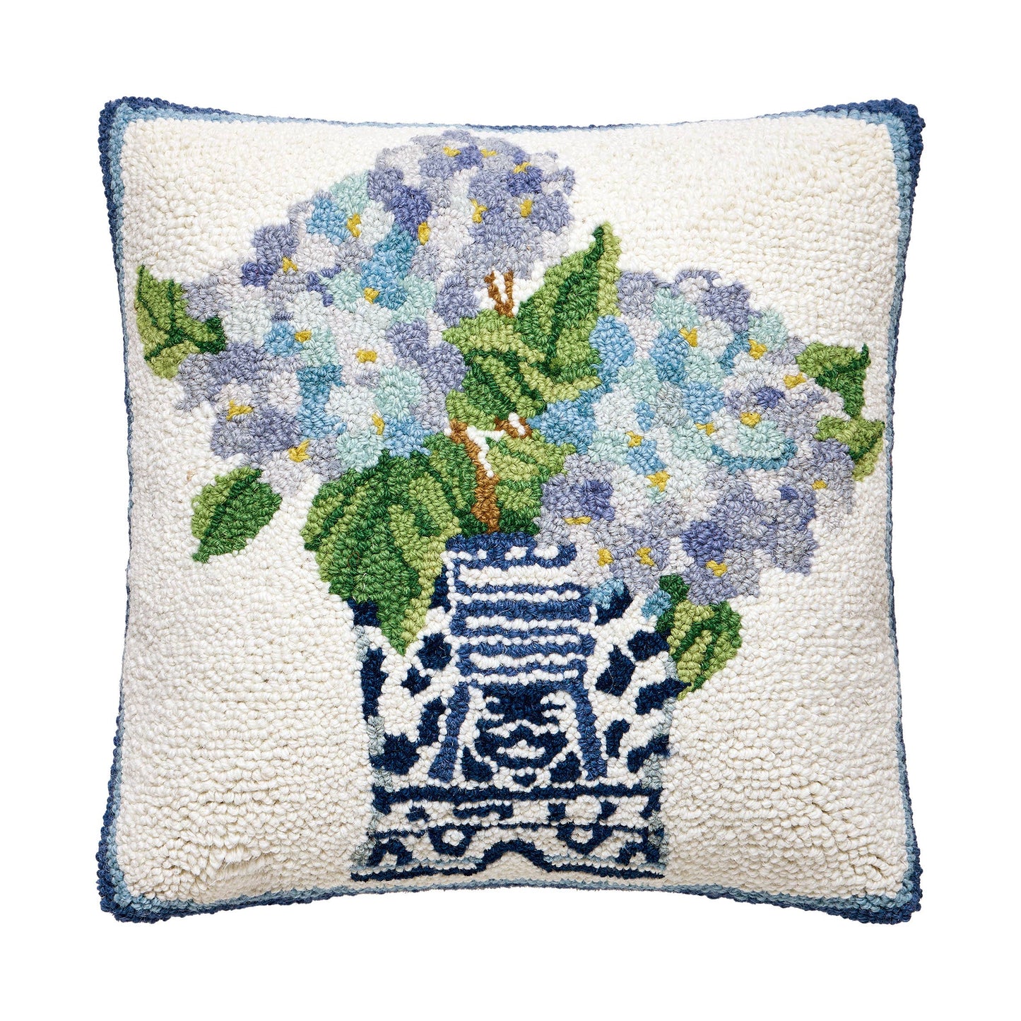 Rhapsody In Blue I Hook Pillow - Sally Eckman Roberts – Youre Invited ...