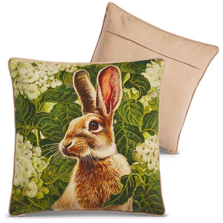 18" Wild Rabbit Pillow – Youre Invited Too/ dba The Iron Place