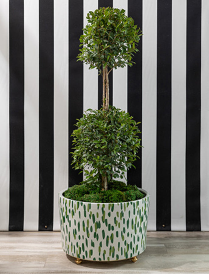 Mill Reef Palm Center Basin/Planter – Youre Invited Too/ dba The Iron Place