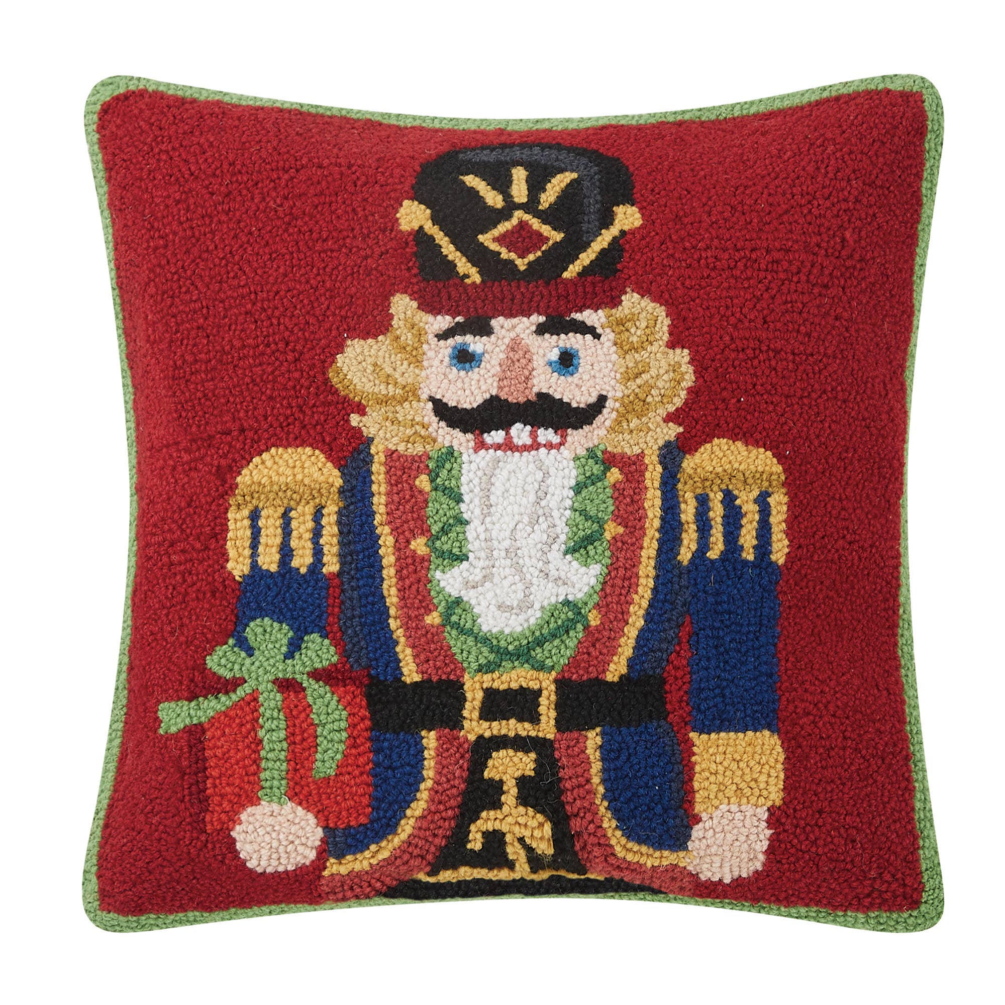 Nutcracker Present Hook Pillow – Youre Invited Too/ dba The Iron Place
