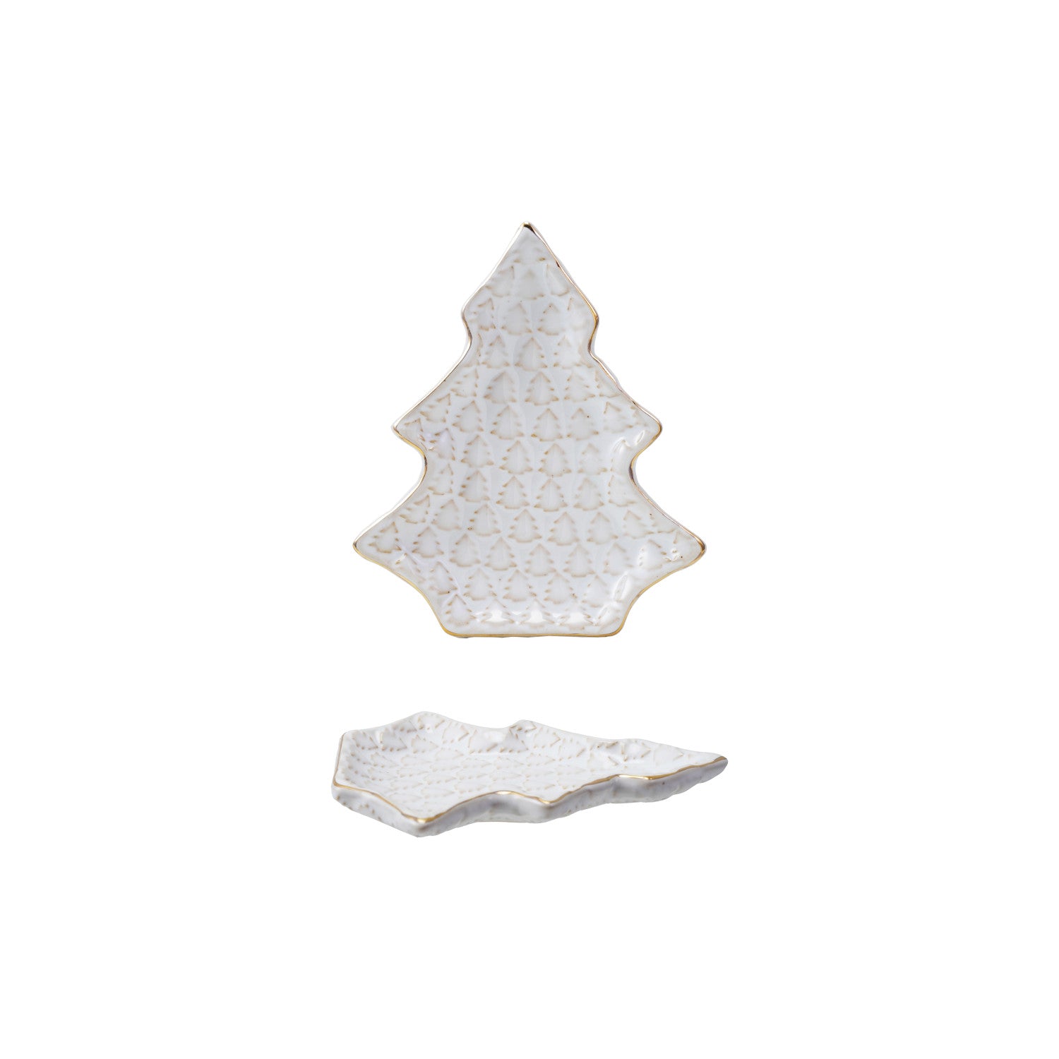 Stoneware Tree Shaped Plate with Trees (Each Will Vary) – Youre Invited ...